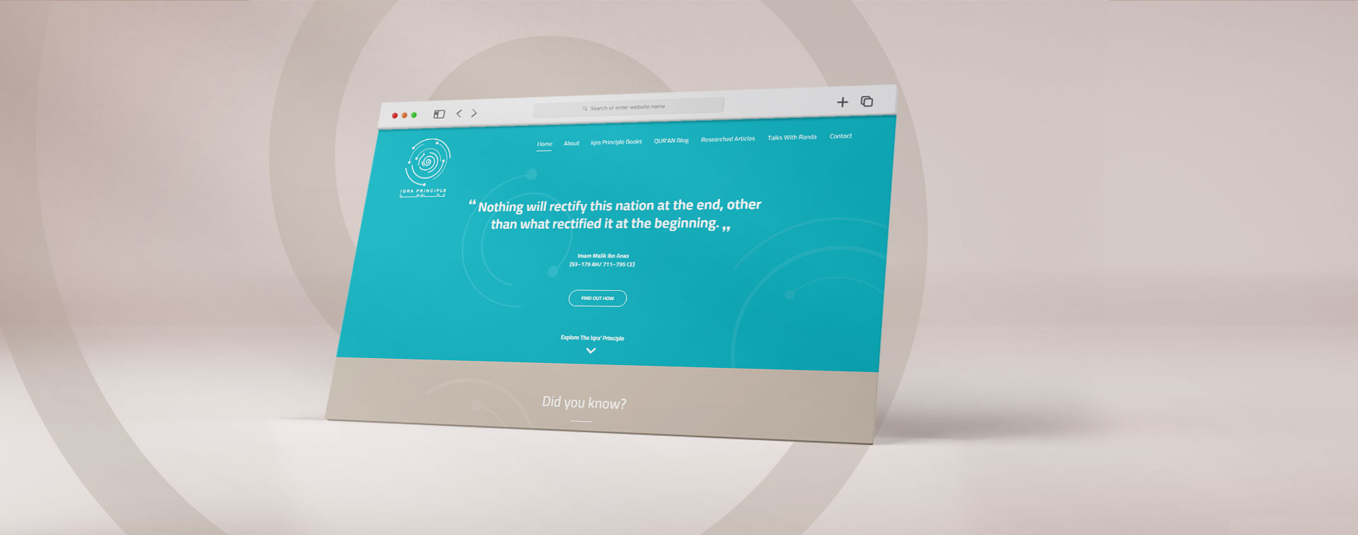 Website Development for Iqra Principle